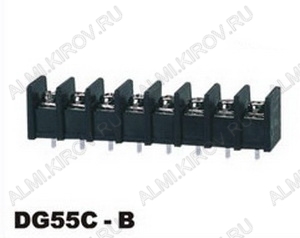 Купить Клеммник барьерный DG55C-B-08P-13-00A(H) DEGSON 300V; 20A: 8pin: Шаг 10мм винтовой по ...