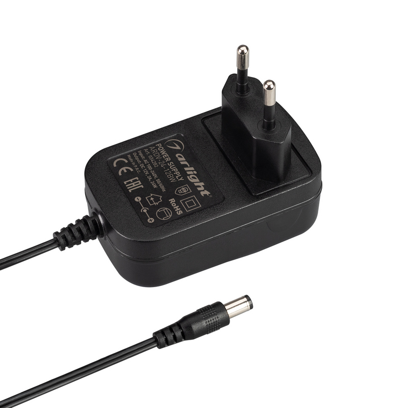 Купить Блок питания AC/DC 220V/12V 2.0A (5.5*2.1) ARDV-24-12BW (034282) ARLIGHT ...