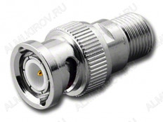 Купить Переходник BNCP/FJ (241) BNC штеккер/F гнездо по цене 40 рублей в интернет-магазине Алми