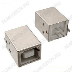 Купить Разъем USB B-FS (USBB-1J-F) (3730) по цене 25.99 рублей в интернет-магазине Алми